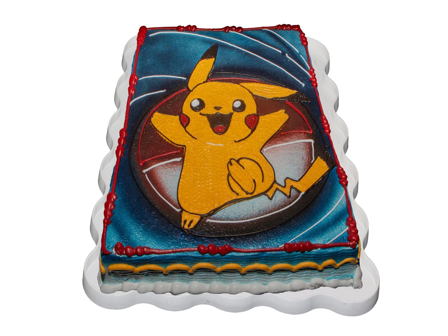 Pastel de Pikachú feliz. Pokémon - Pastelería Lecaroz